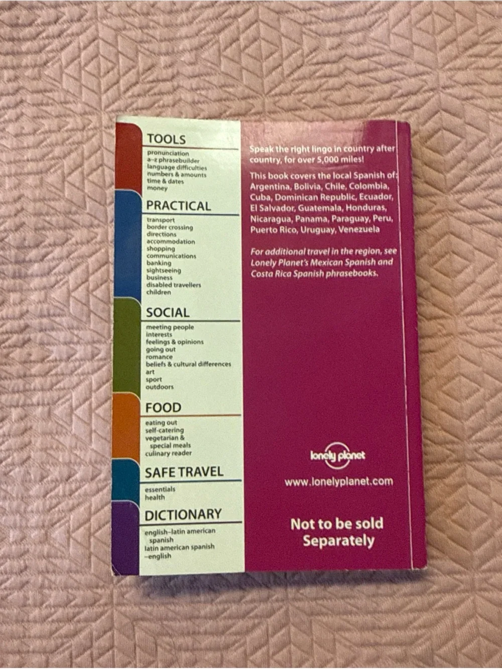 Lonely Planet | Other | Latin American Spanish 200 Word Twoway ...